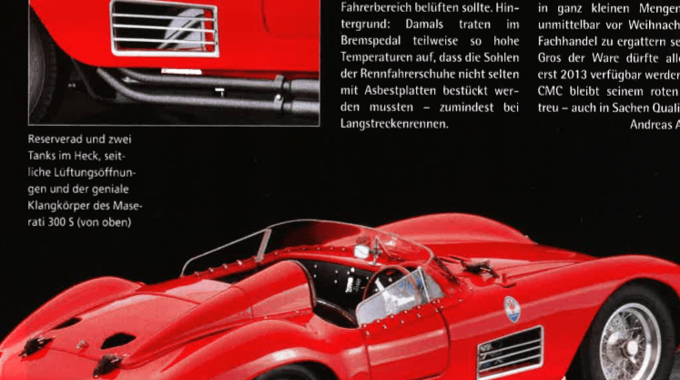 CMC Maserati 300S (M-105, M-108) - CMC GmbH & Co. KG