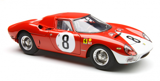 CMC Ferrari 250 LM, Reims 12h 1964, #8, Chassis 5909, Surtees/Bandini ...